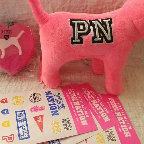 Other | Nwt Victoria Secret Pink Nation Big Dog Sponge Gif | Poshmark